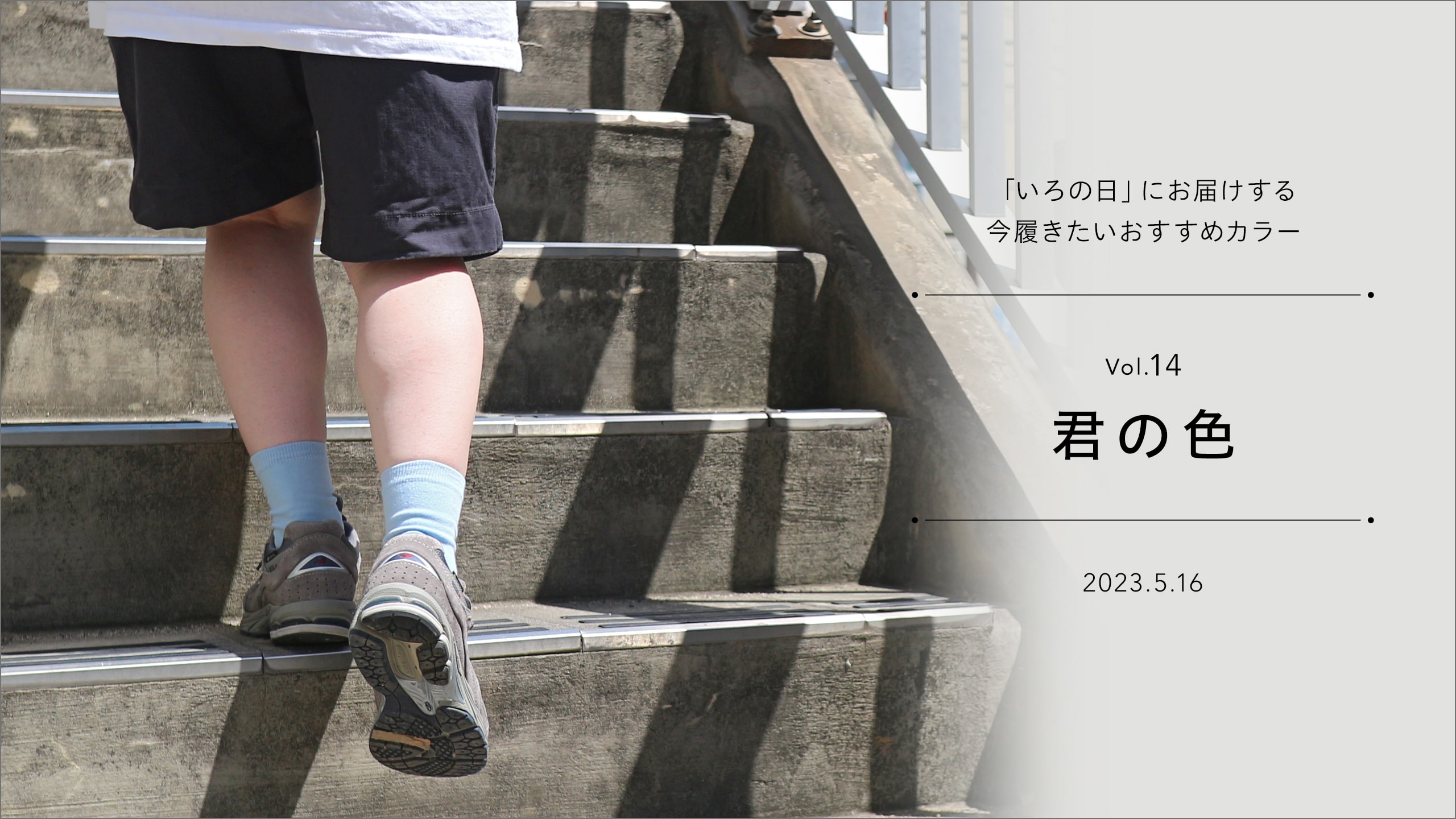 いろの日- Vol.14 君の色 | 靴下屋公式通販 Tabio オンラインストア